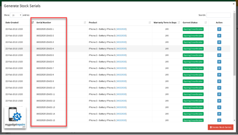 How to serialize my inventory? | MGR | Knowledge Base