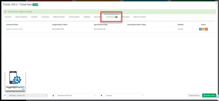 Loan Devices/Rentals Module | MGR | Knowledge Base